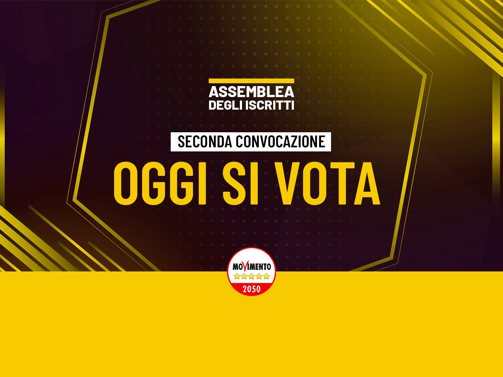 Seconda votazione – Movimento 5 Stelle