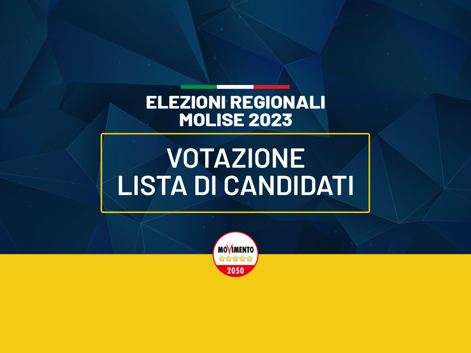 Elezioni regionali Molise 2023: votazione lista di candidati ...