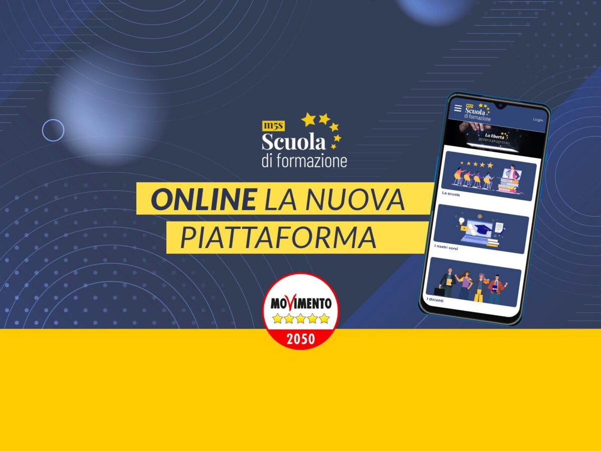 È online la nuova piattaforma di e-learning della Scuola di Formazione – Movimento 5 Stelle