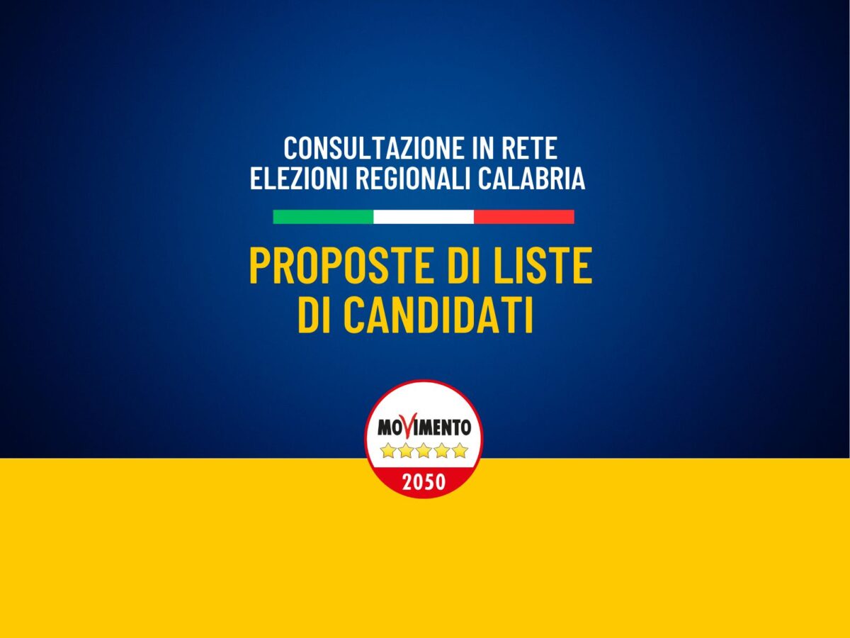 Elezioni regionali Calabria 2025: votazione lista di candidati ...